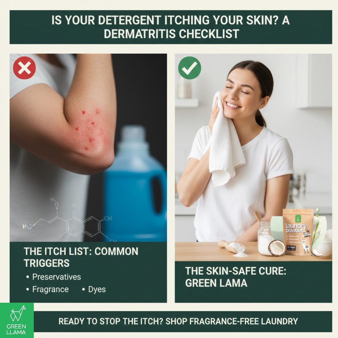 Is Your Detergent Itching Your Skin? A Dermatitis Checklist – Green Llama
