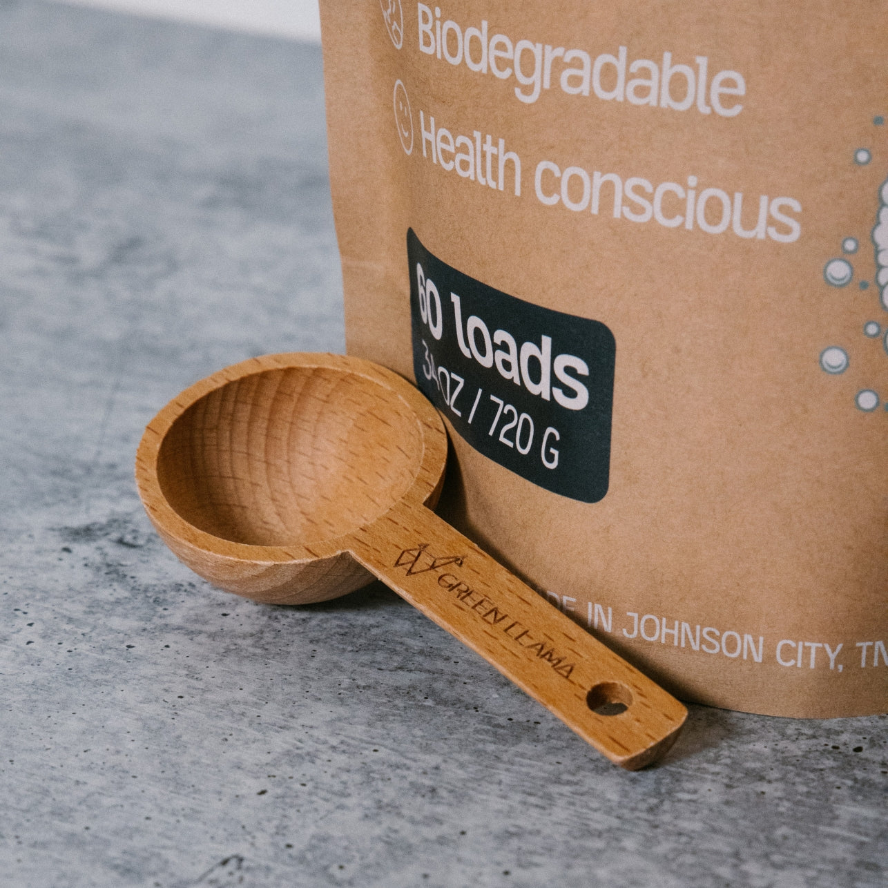 Wooden Laundry Scoop | Live Sustainable | by Green Llama